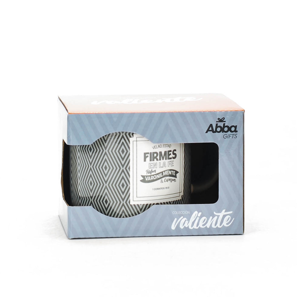 Taza colección Valiente – Velad, estad firmes... - The Perfect Gift